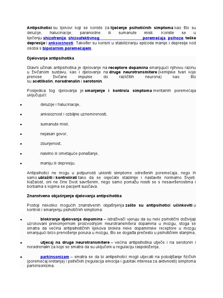 Antipsihotici | PDF