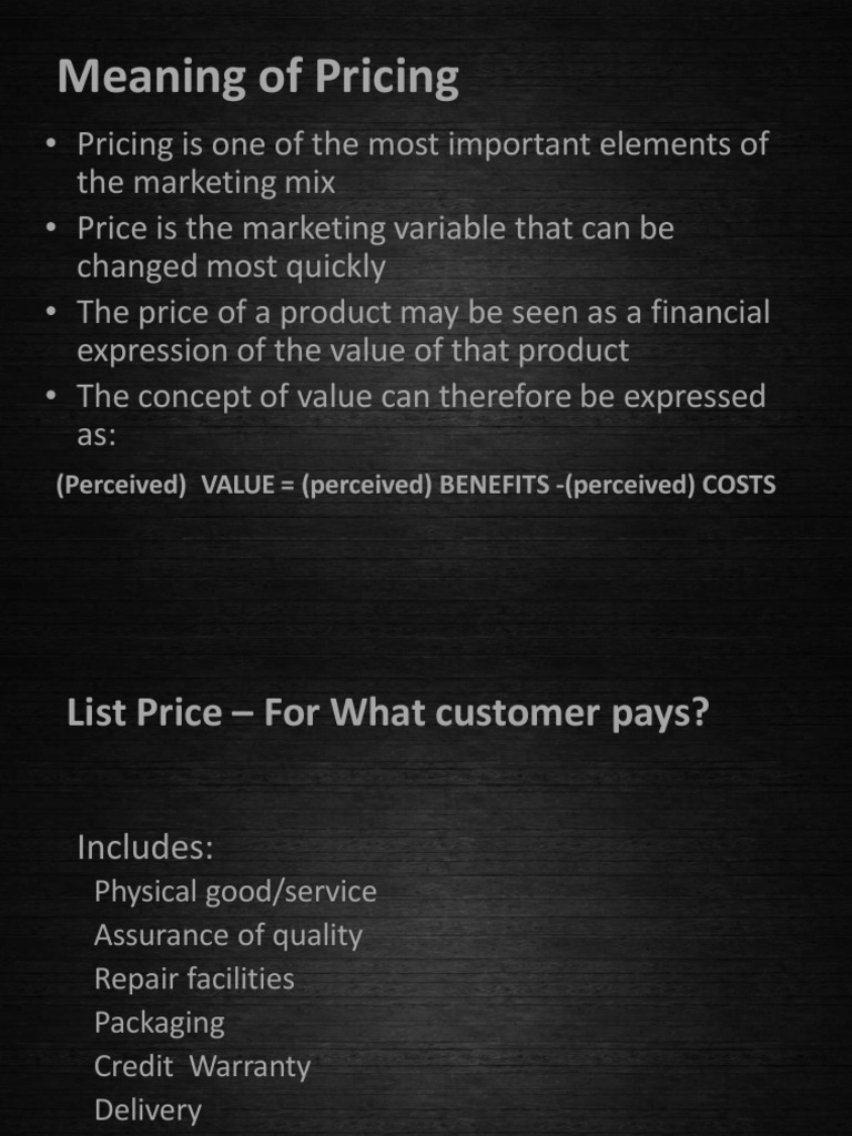 Unit 4 Pricing Methods | PDF | Pricing | Price Discrimination