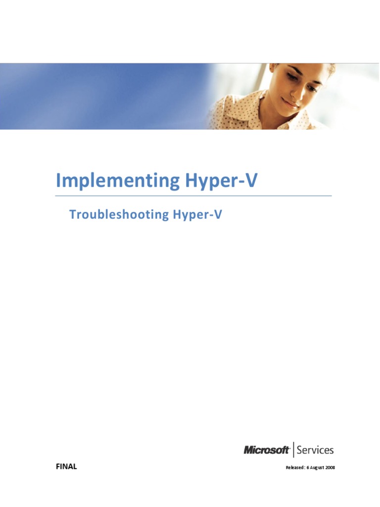 I05 HyperV TShoot | Download Free PDF | Hyper V | Windows Registry