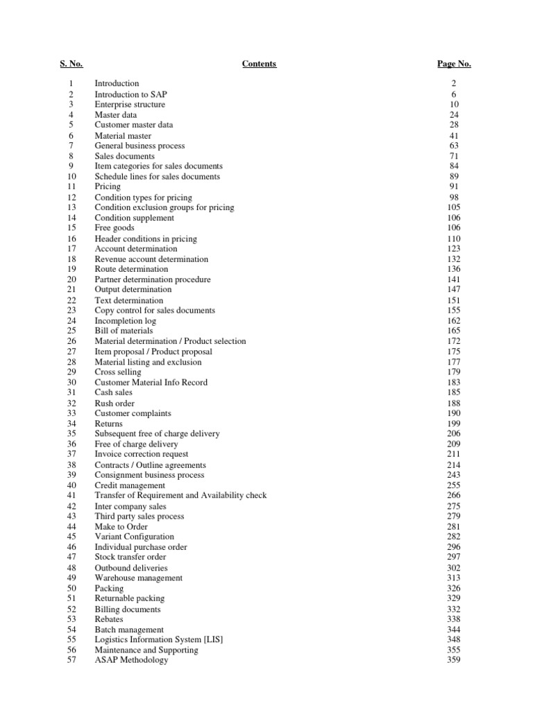 Sap SD Configuration Material | PDF | Invoice | Enterprise Resource ...