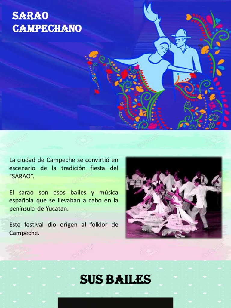 Vestimenta y baile del Sarao Campechano | PDF