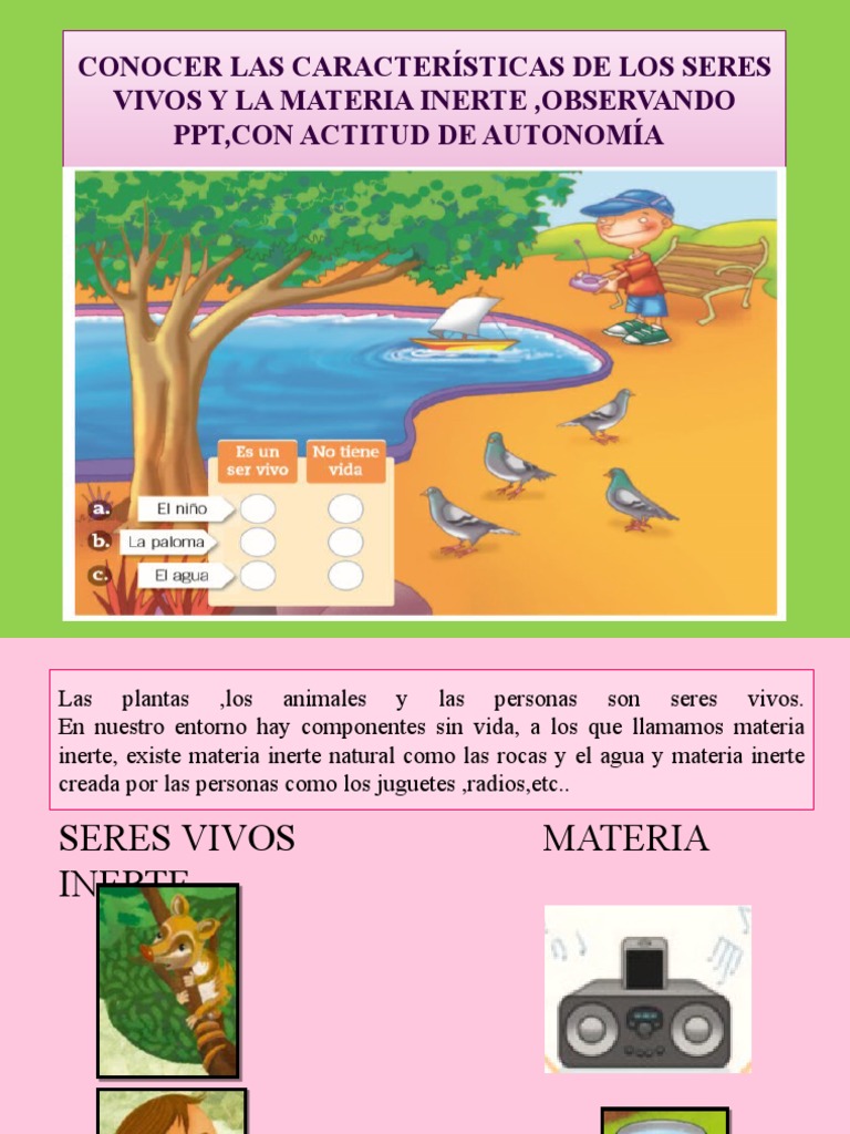 PPT-SERES-VIVOS - 2° y 4 ° | PDF | Aves | Plantas