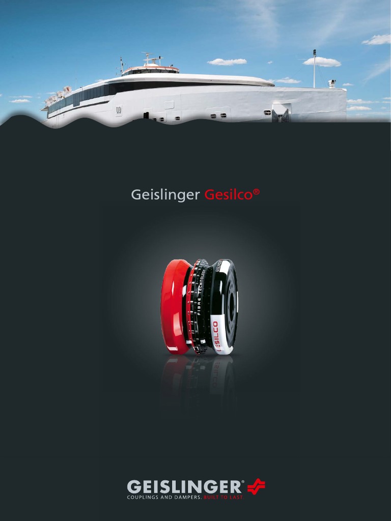 223 Geislinger, Gesilco Coupling | PDF | Rotation Around A Fixed Axis ...