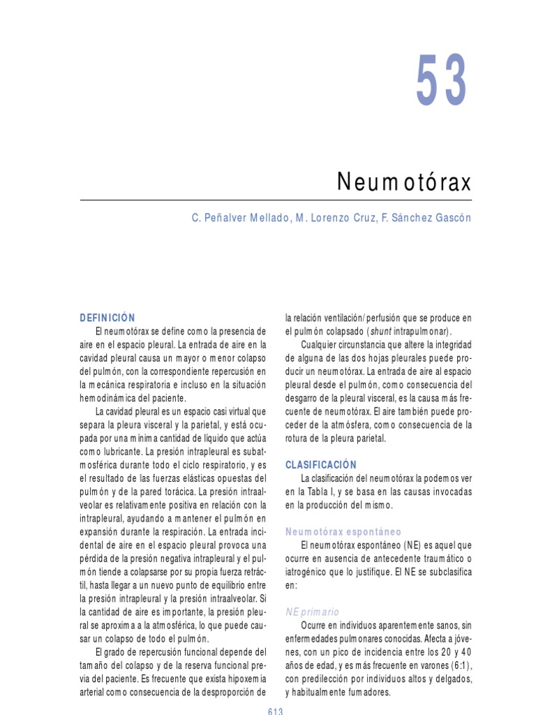 Guia Neumosur Neumotorax