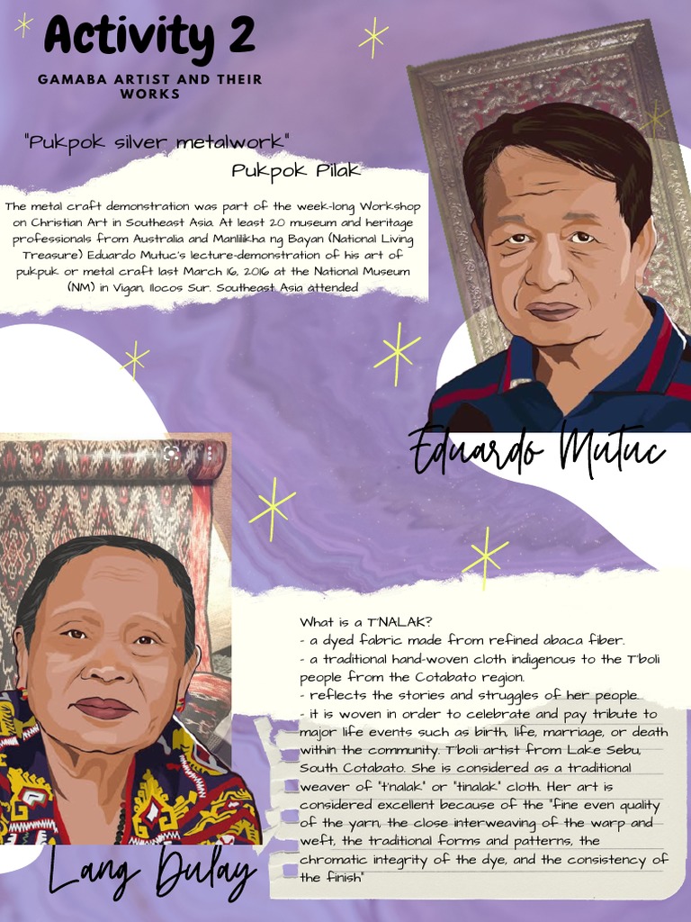 Eduardo Mutuc: "Pukpok Silver Metalwork" Pukpok Pilak | PDF | Textiles ...