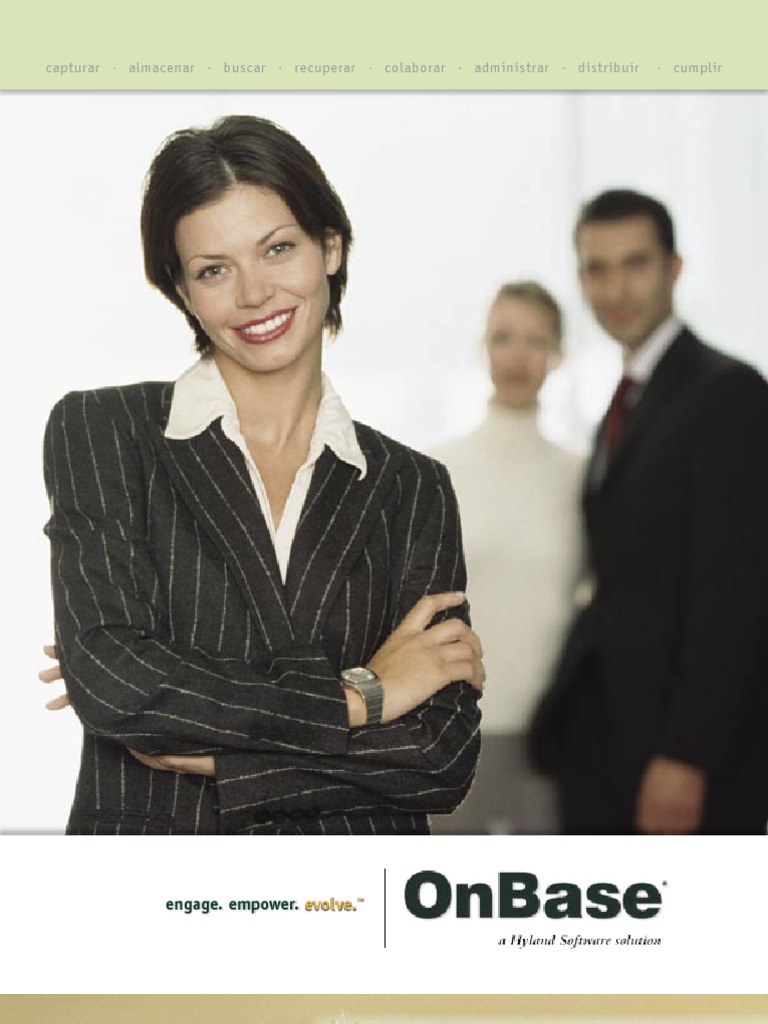 Brochure Español Onbase | PDF | .NET Framework | Sistema operativo