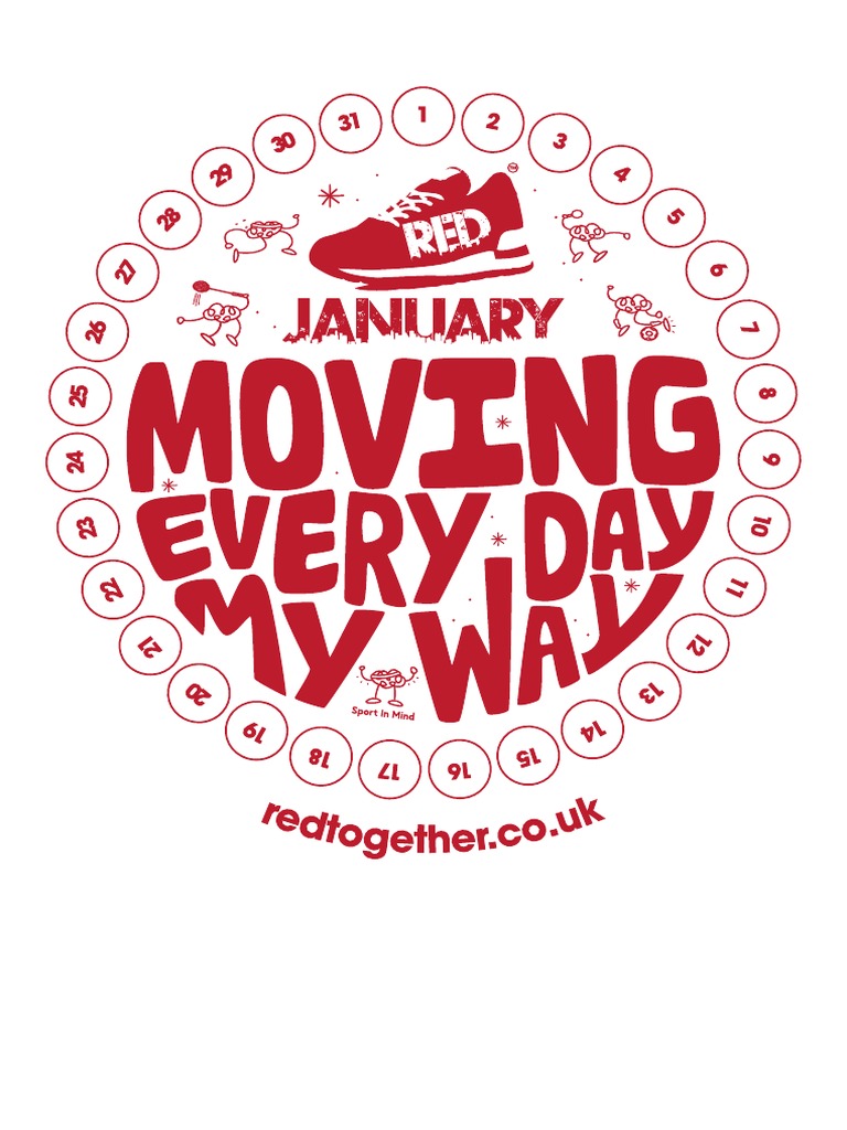 RED January Calendar | PDF
