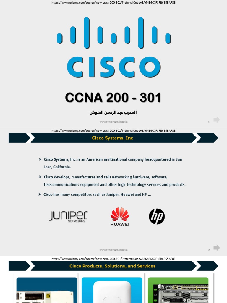 Section 1 CCNA | PDF | Network Topology | Computer Network