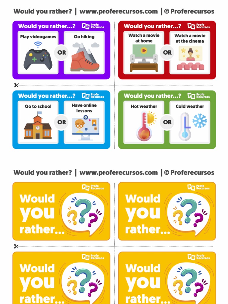 Would You Rather | PDF