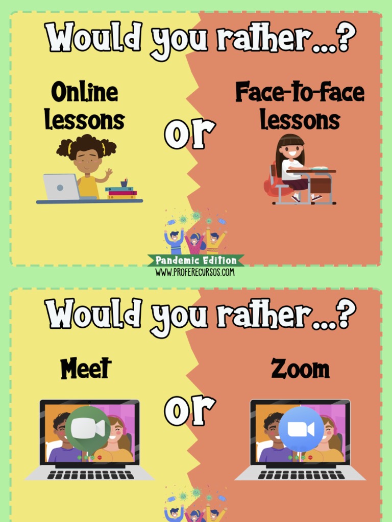 Would You Rather Speaking Game | PDF