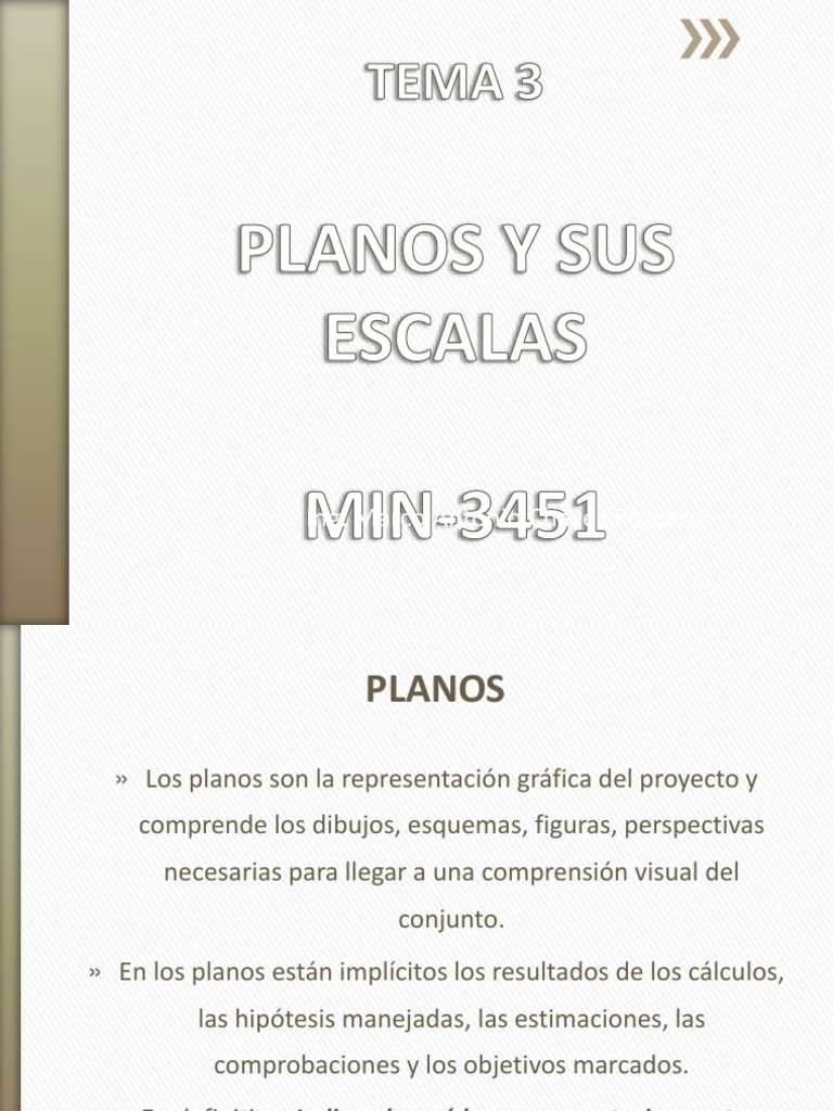 Planos y Escalas | PDF | Dibujo | Dibujo técnico
