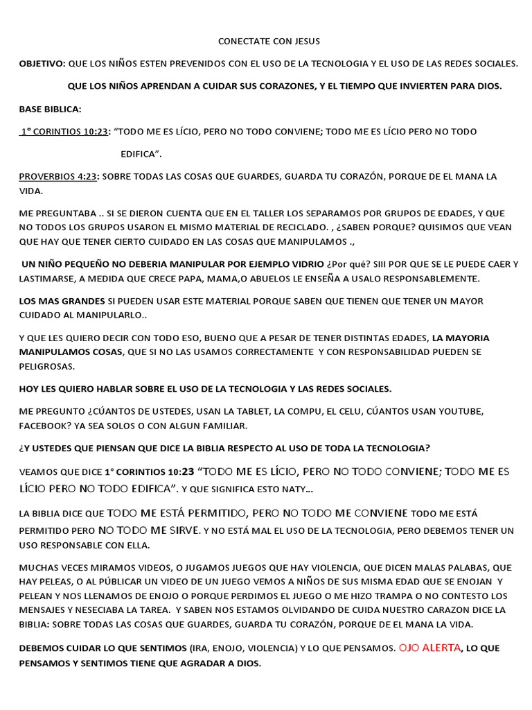 Conectate Con Jesus | PDF