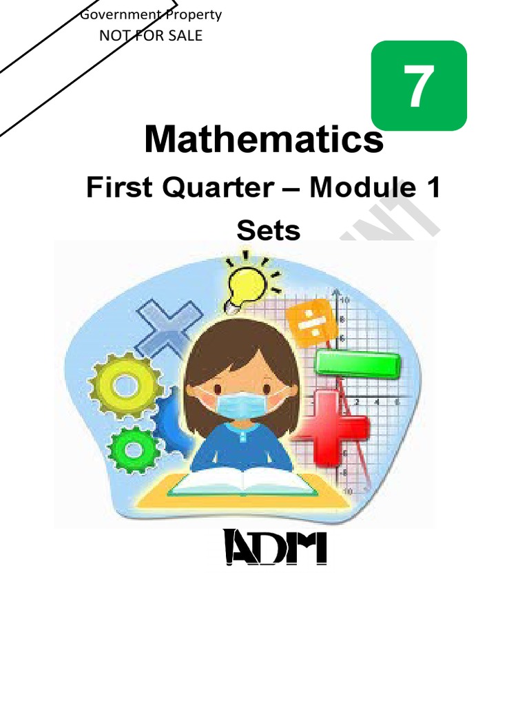 Mathematics: First Quarter - Module 1 Sets | PDF | Set (Mathematics ...