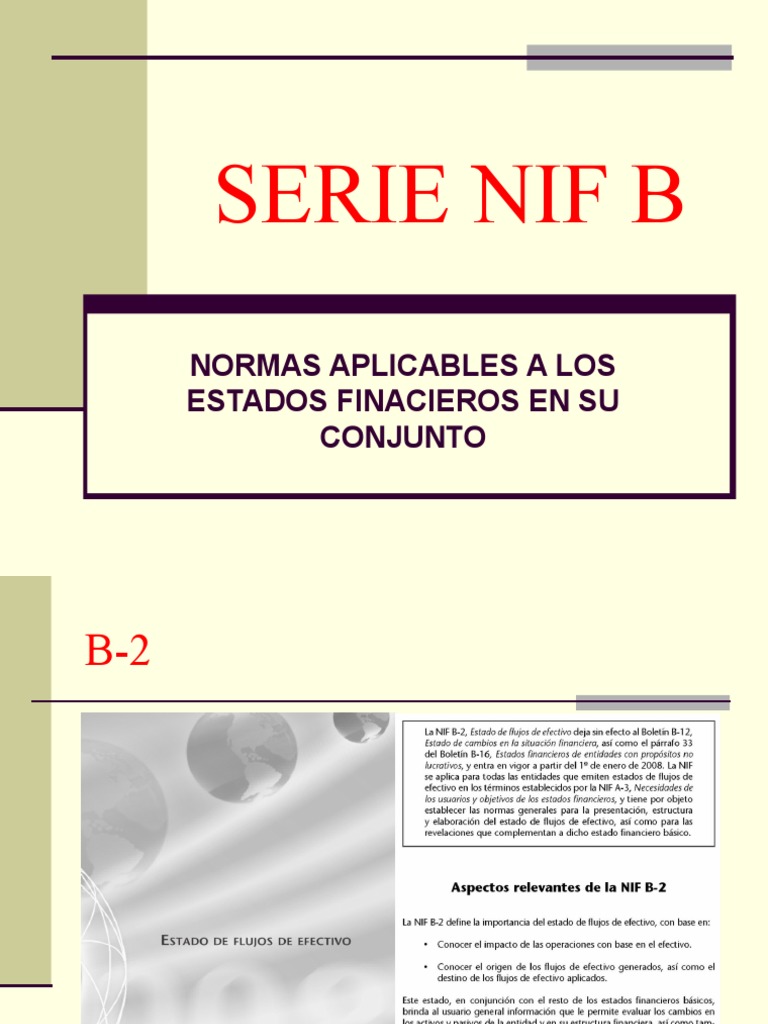 Nif Serie B | PDF | Estado de resultados | Contabilidad