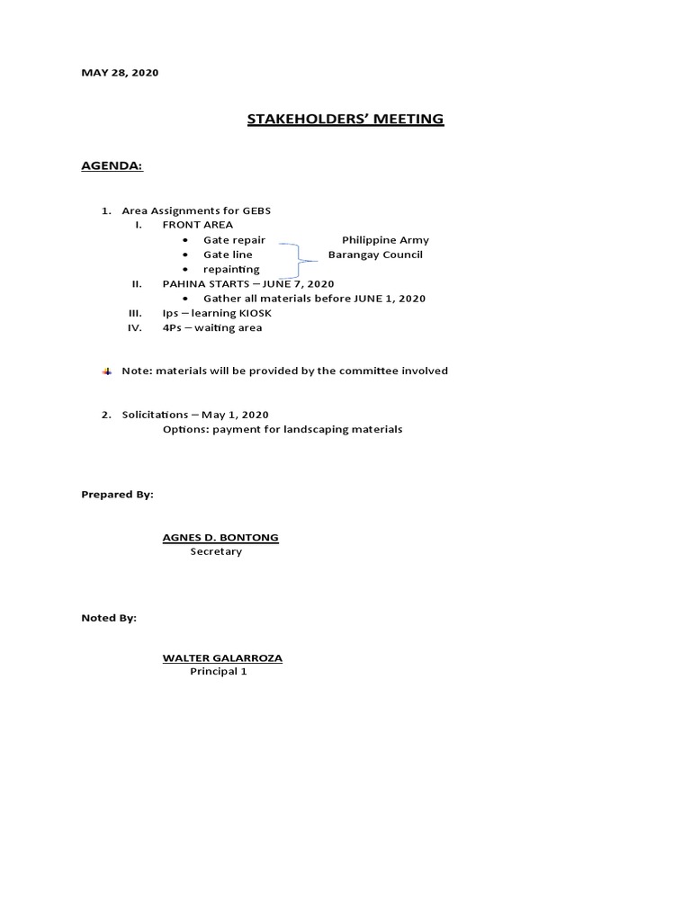 Minutes of The Consultative Meeting | PDF