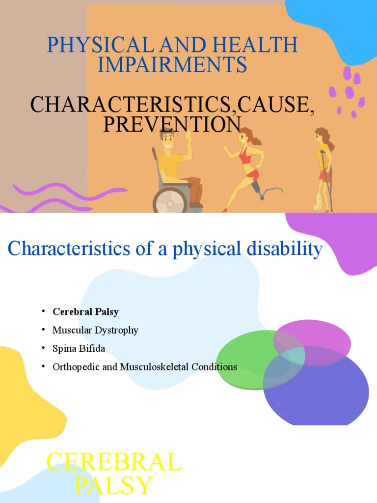 Physical Disabilities & Health Impairments | PDF | Cerebral Palsy ...
