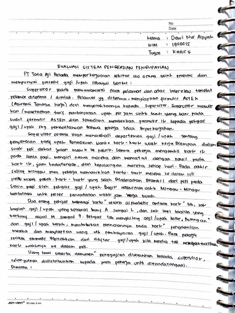 Dewi Nur Aisyah - Kasus 5&6 Lab - Sia | PDF