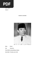 Biography of Ir. Soekarno (First President of Indonesia) | PDF | Indonesia | Politics Of Indonesia
