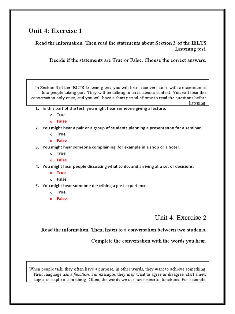 Duc Hieu 18-Dec-unit-4-Listening | PDF | Body Language | Job Interview