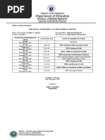 Cristina Accomplishment Report 2021 - October | PDF