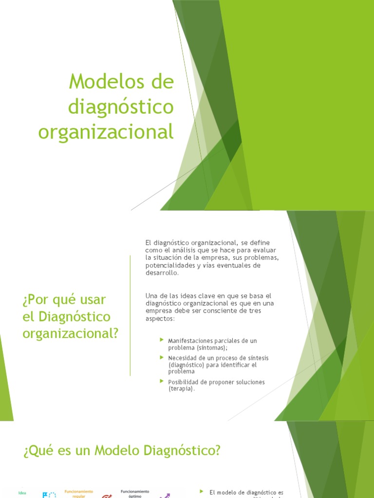 Modelos de Diagnóstico Organizacional | PDF