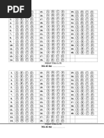 Omr Sheet 40 Marks | PDF