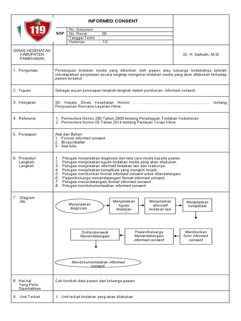 SOP Informed Consent | PDF
