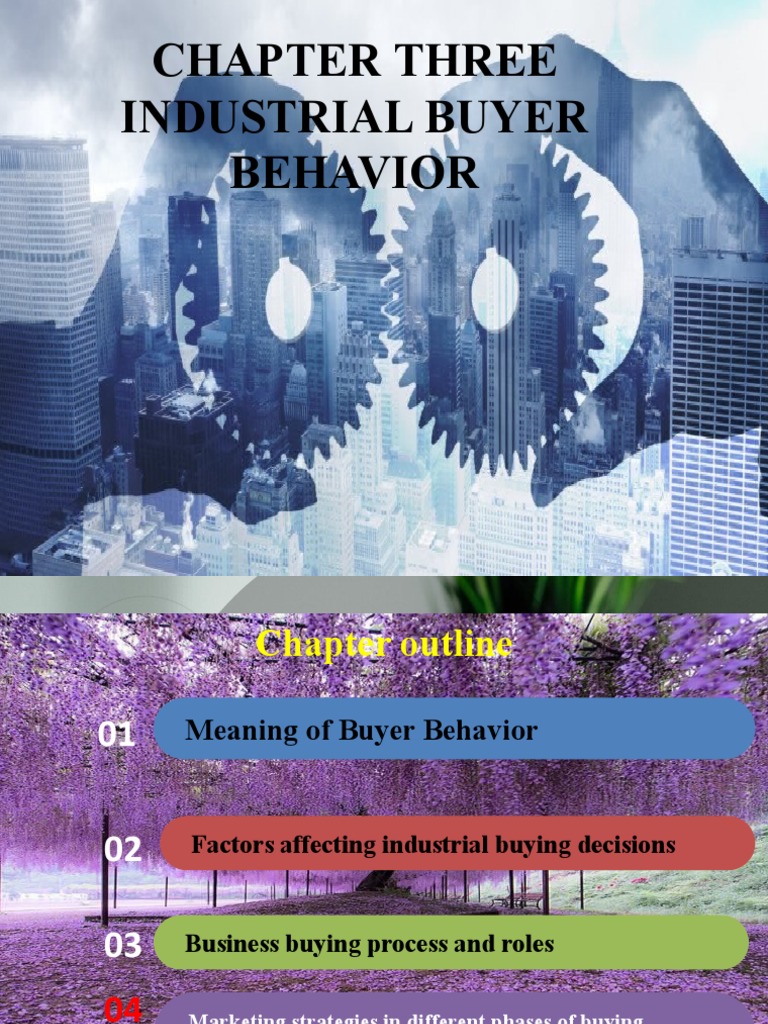 Chapter Three Industrial Buyer Behavior | PDF | Behavior | Consumer ...