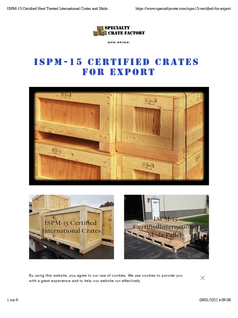 Ispm-15 Certified Crates For Export: and Skids | PDF | Pallet | Freight ...