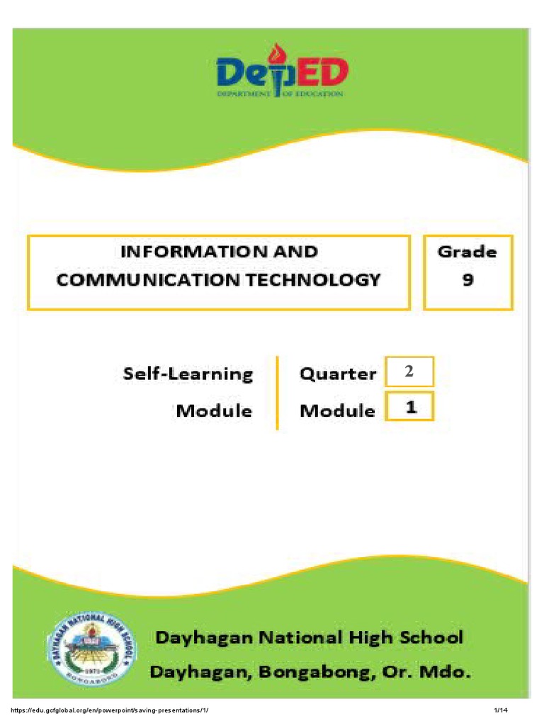 Q2 - Ict 9 - M1 | PDF | Computer File | Microsoft Power Point