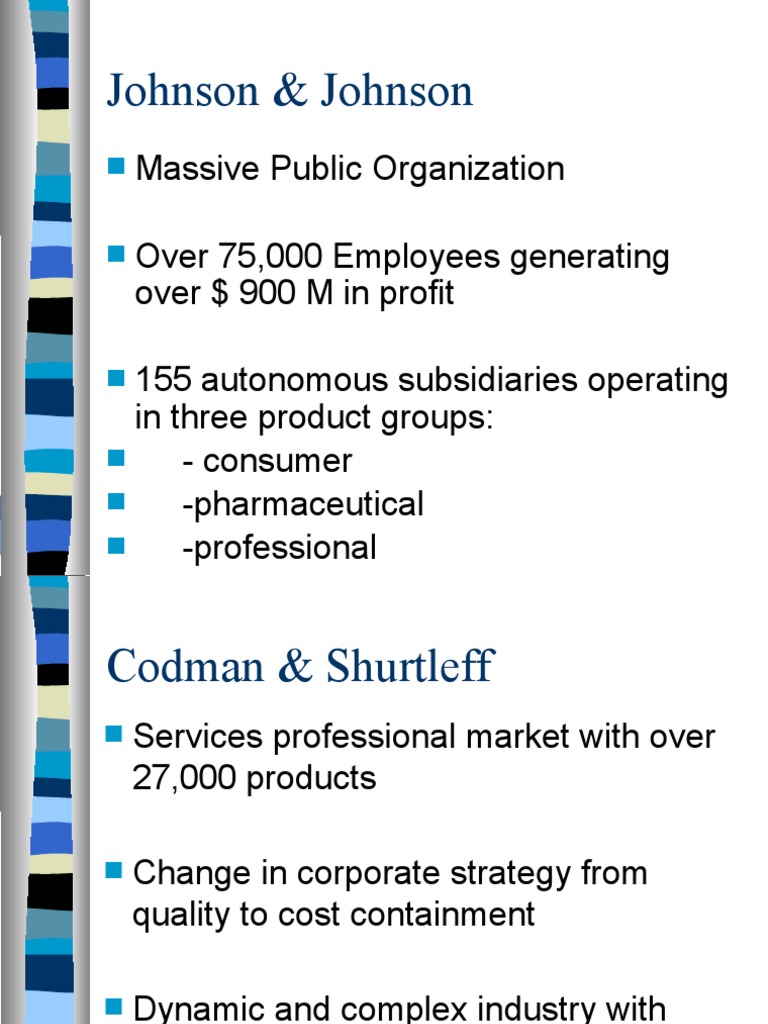 Codman & Shurtleff Corporate Overview | PDF | Career & Growth