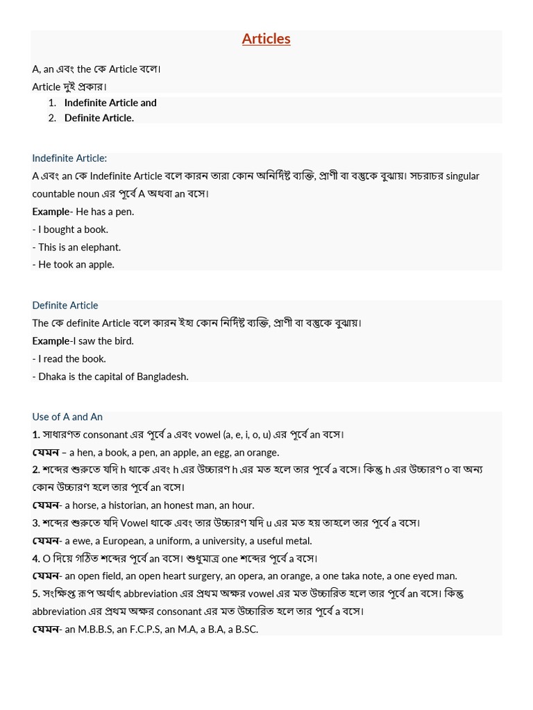 Article Rules | PDF