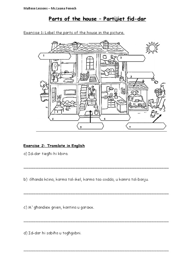 Parts of The House | PDF