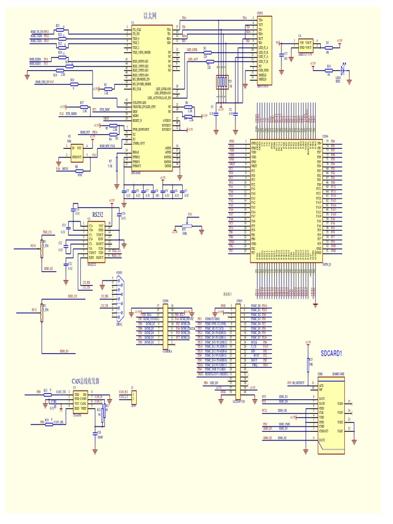 STM32F4Discovery Motherboard Schematic | PDF