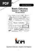 Basic Cal Q4 Module 1 | PDF | Integral | Function (Mathematics)