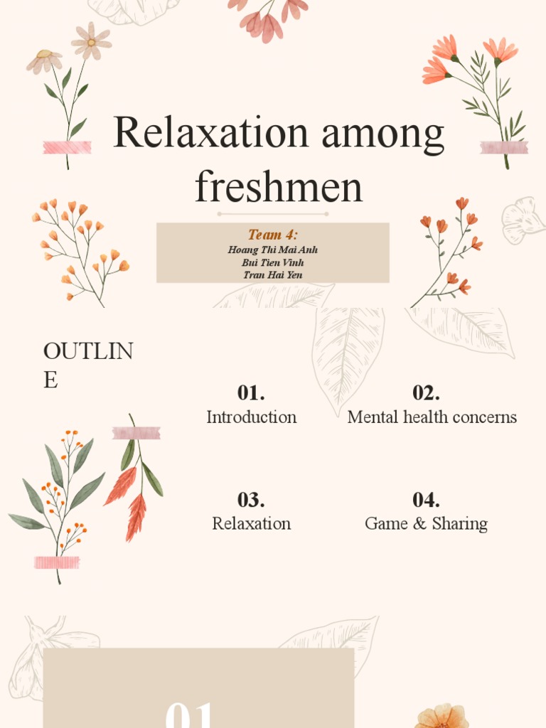 Freshmen Relaxation Techniques | PDF | Mental Health | Relaxation ...