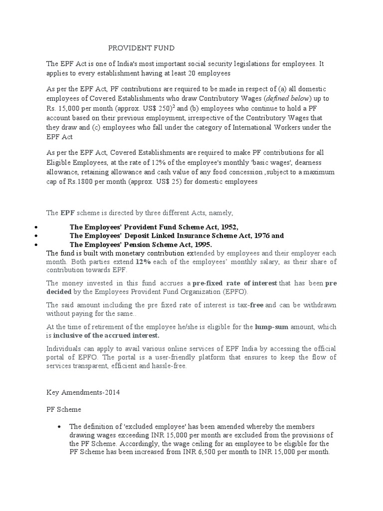 Provident Fund Data | PDF | Employment | Pension