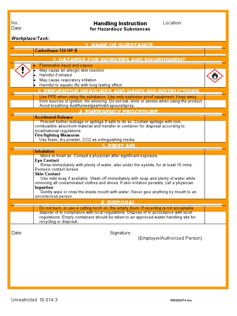 Carbothane 134 HP-B Eng | PDF | Occupational Safety And Health | Safety