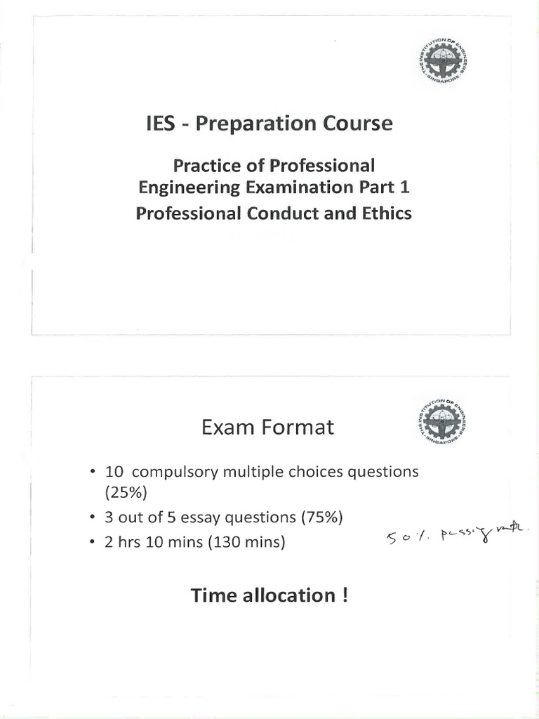 PPE Part 1 Notes | PDF