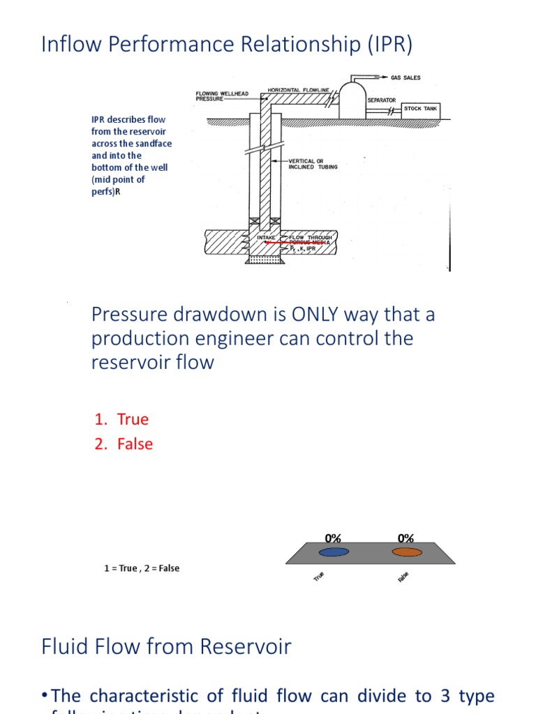 Inflow Performance Relationship (IPR) | PDF | Fluid Dynamics | Petroleum Reservoir