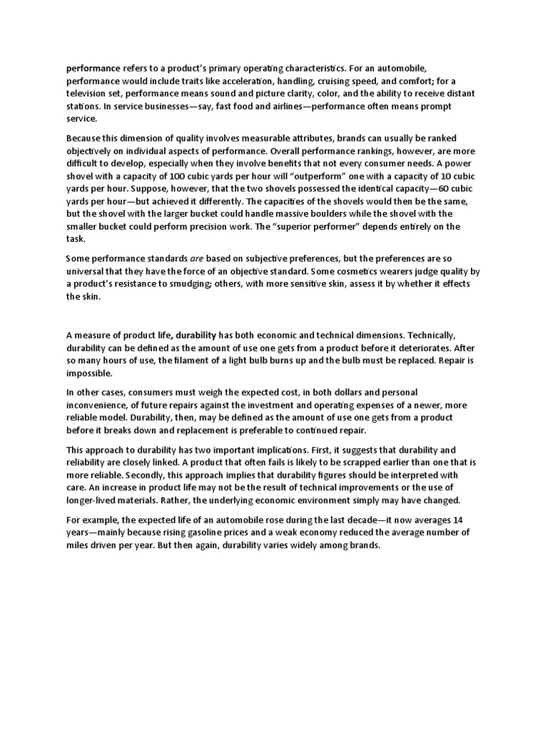 Understanding Product Performance Metrics | PDF | Incandescent Light ...
