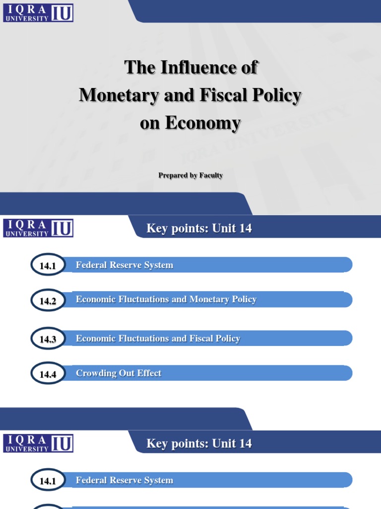 Unit 14 - Monetary & Fiscal Policy & Economy | PDF | Fiscal Policy ...
