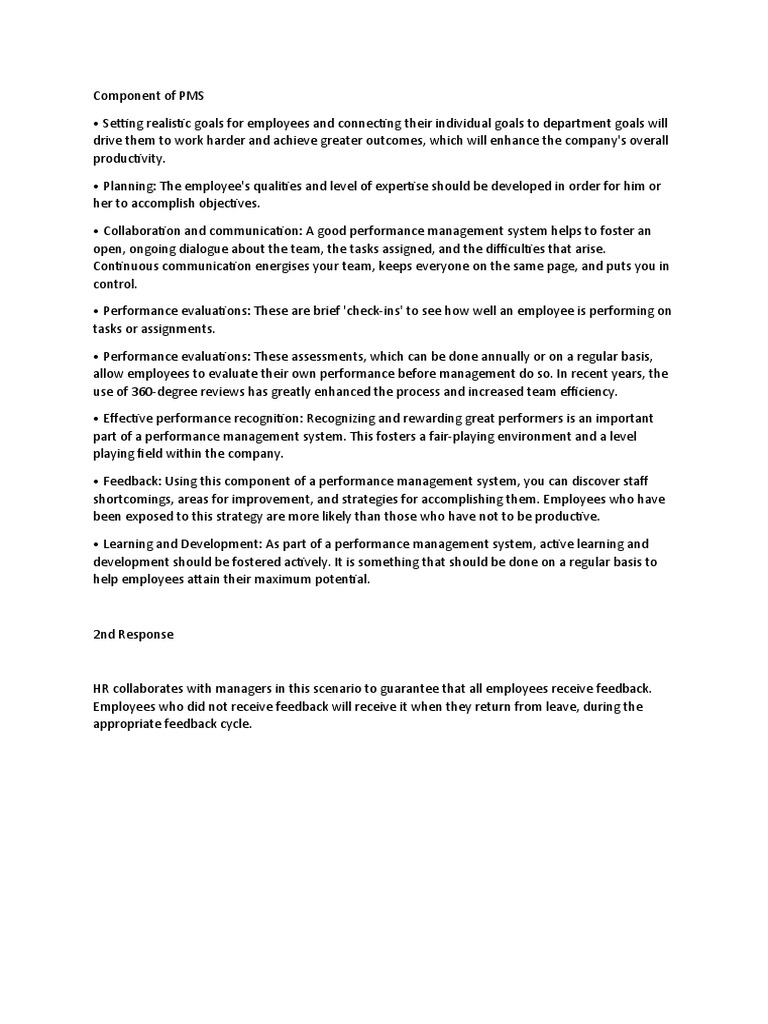 Component of PMS | PDF