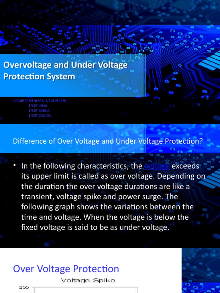 Over Voltage and Under Voltage Protection System | PDF