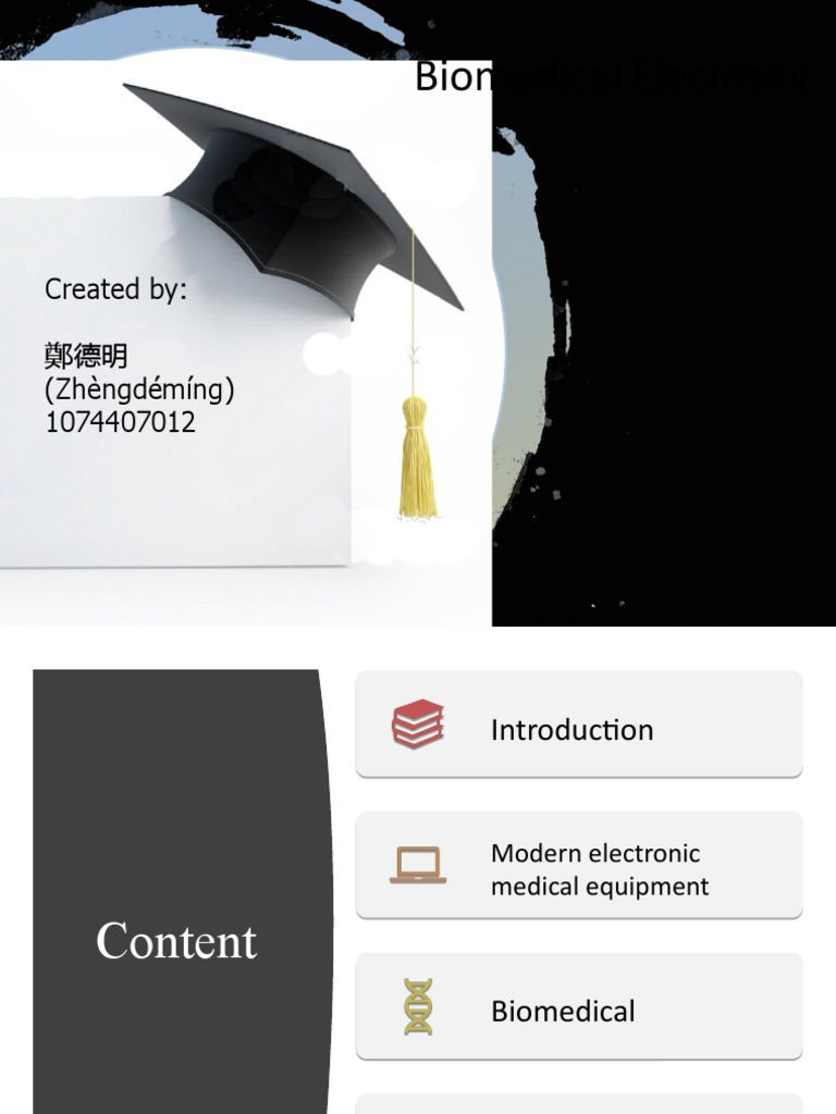 Biomedical Electronic: Created by: 鄭德明 (Zhèngdémíng) 1074407012 | PDF ...