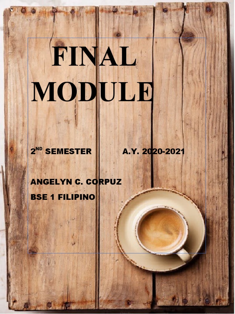 Corpuz (Final Module Gec) | PDF | Puberty | Sexually Transmitted Infection