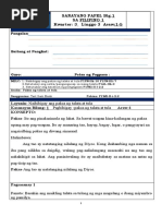 Filipino1 - Q3 - Module14 - Mga Babala Sa Paligid - v1 | PDF