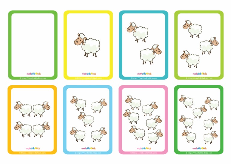 Memory Numbers Sheep | PDF