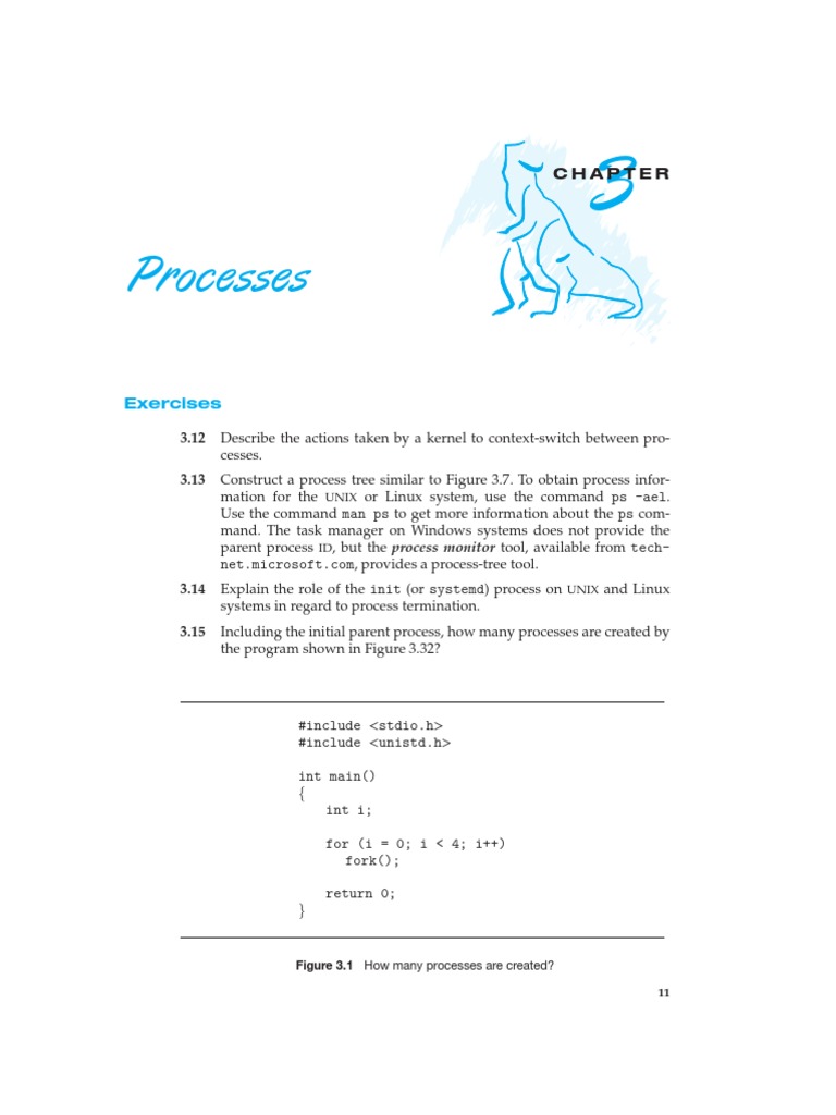 Processes: Exercises | PDF | Computer Science | Computer Architecture