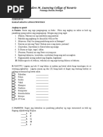 FIL11 - SIM - MELC 9 - Paggamit NG Cohesive Device Sa Gamit NG Wika Sa Lipunan | PDF